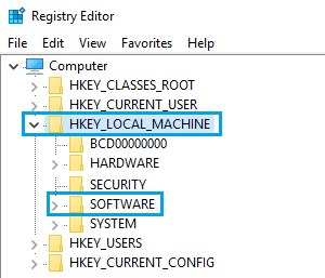 Hkey_local_machine Software Microsoft