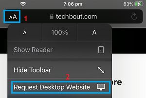 How to Request Desktop Website On iPhone - Techbout