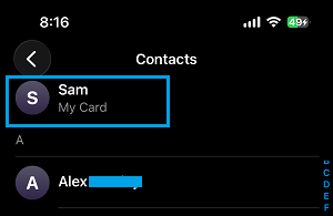 How to Create Your Contact Card on iPhone - Techbout