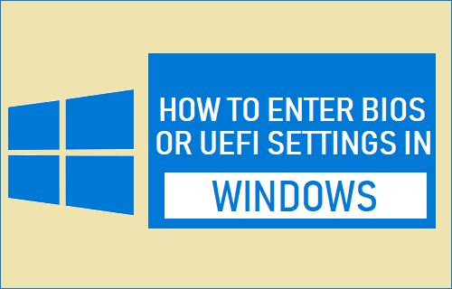 8 Ways to Enter BIOS/UEFI in Windows 11/10 - Techbout