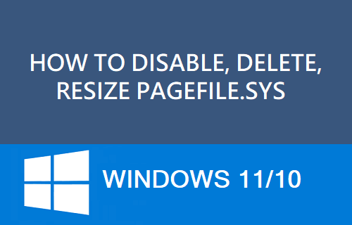 How to Disable, Delete, Resize Pagefile.sys - Techbout