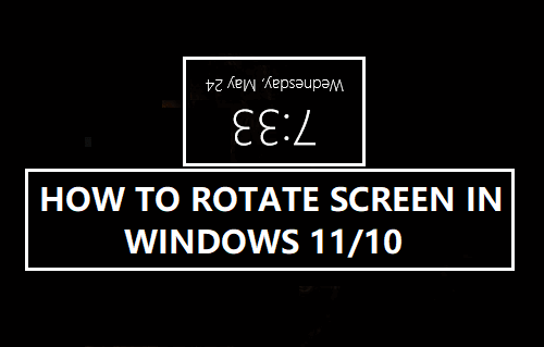 How to Rotate Screen in Windows 11/10 - Techbout