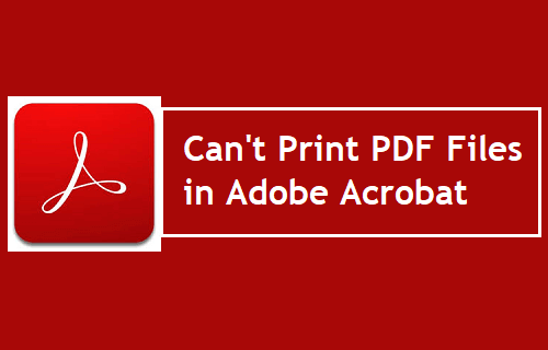 Can’t Print PDF Files in Adobe Reader: How to Fix? - Techbout