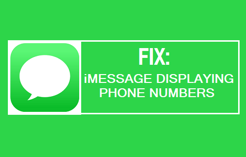 iMessage Displaying Phone Numbers Instead of Names - Techbout
