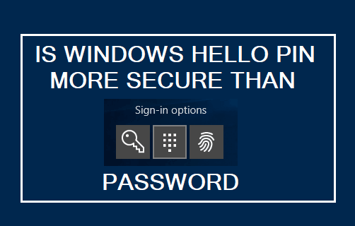 Is Windows Hello PIN More Secure Than Password - Techbout